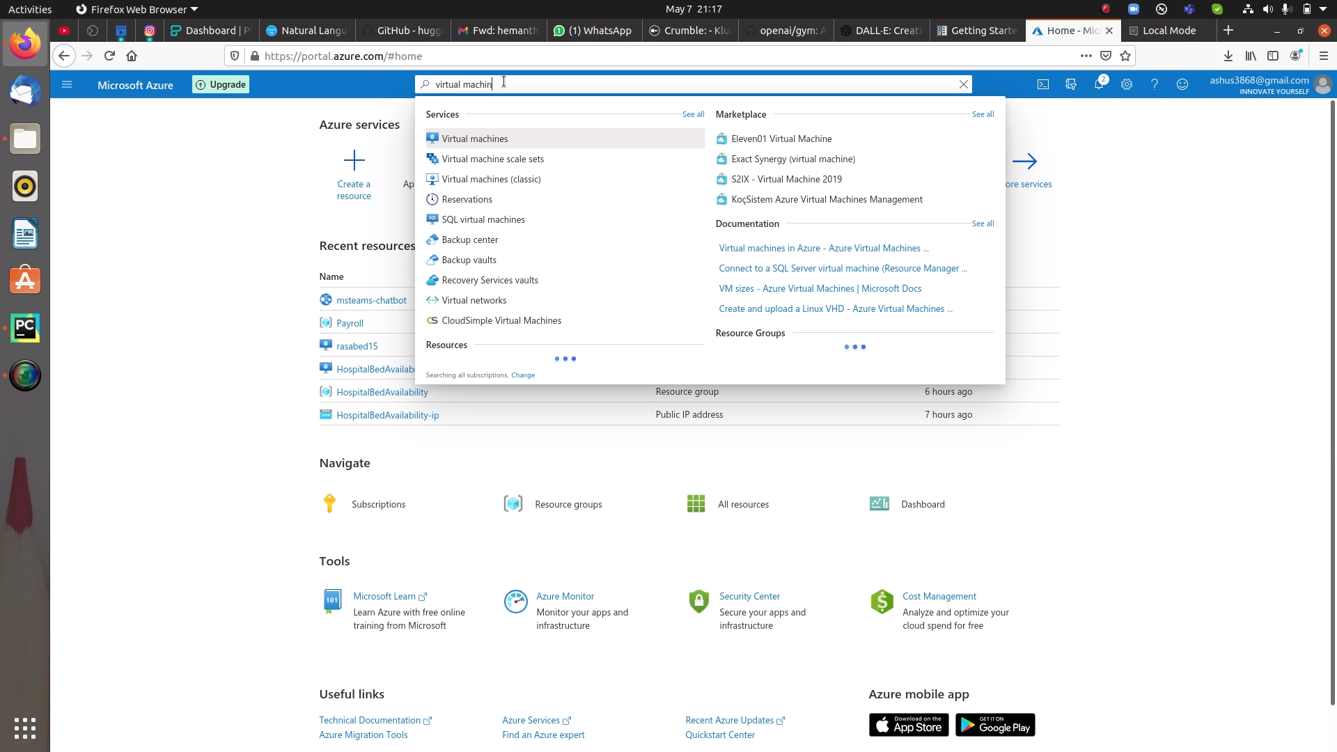 CREATING VM INSTANCE | EASY DEPLOYMENT OF RASA CHATBOT TO MICROSOFT AZURE | PART 1 - Innovate ...