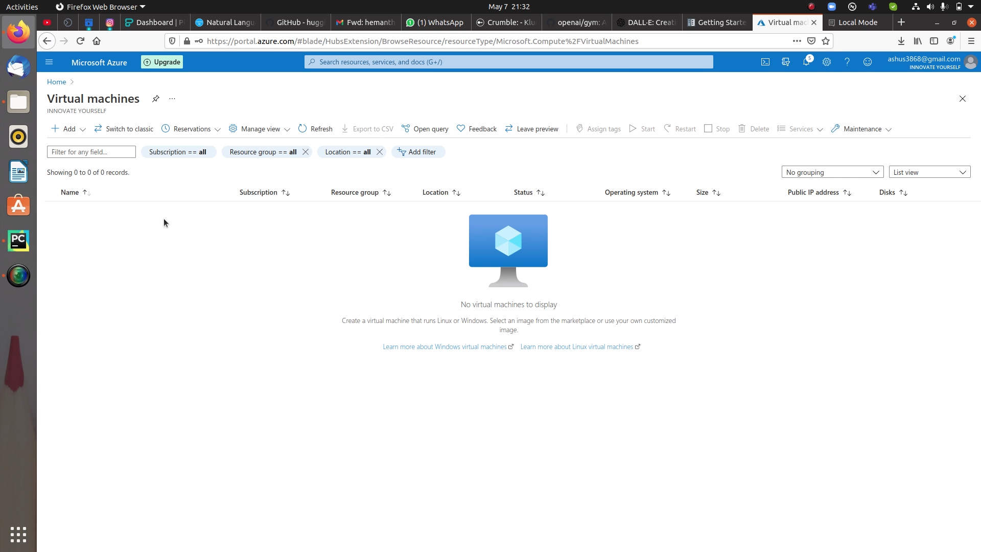 CREATING VM INSTANCE | EASY DEPLOYMENT OF RASA CHATBOT TO MICROSOFT AZURE | PART 1 - Innovate ...