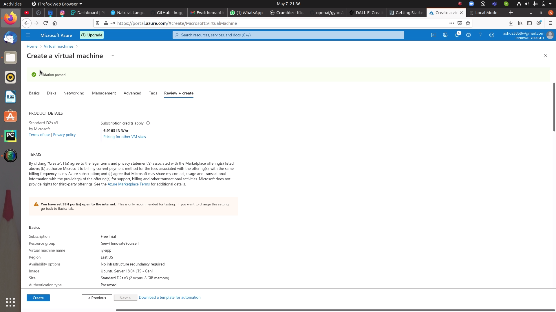 CREATING VM INSTANCE | EASY DEPLOYMENT OF RASA CHATBOT TO MICROSOFT AZURE | PART 1 - Innovate ...