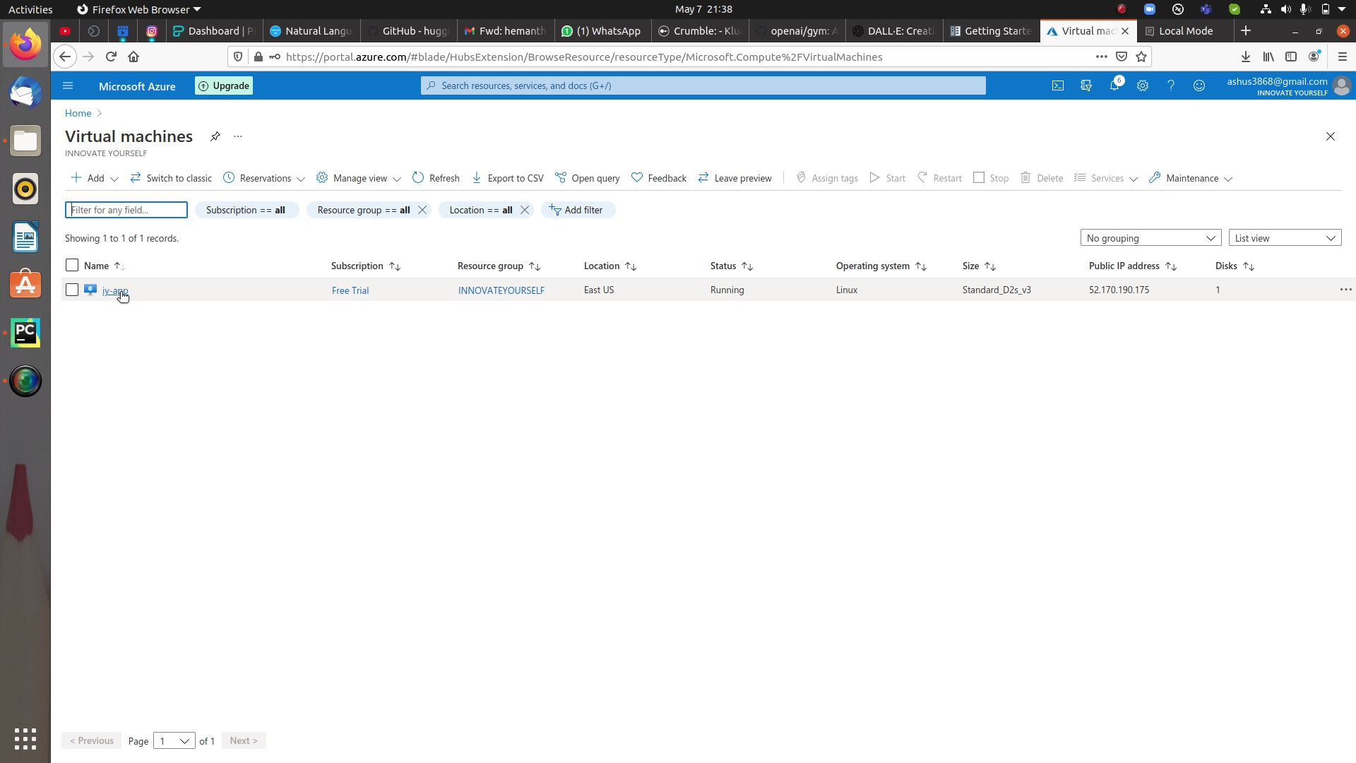CREATING VM INSTANCE | EASY DEPLOYMENT OF RASA CHATBOT TO MICROSOFT AZURE | PART 1 - Innovate ...