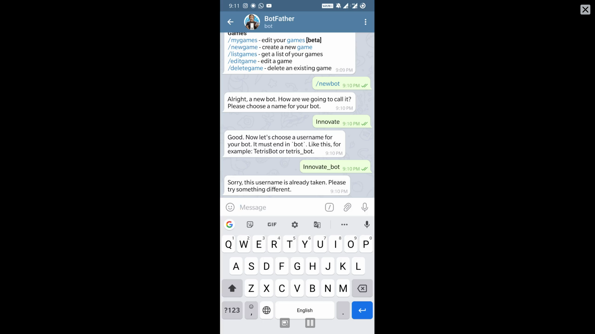 Easy Integration of Telegram 2 Rasa Chatbot - Innovate Yourself
