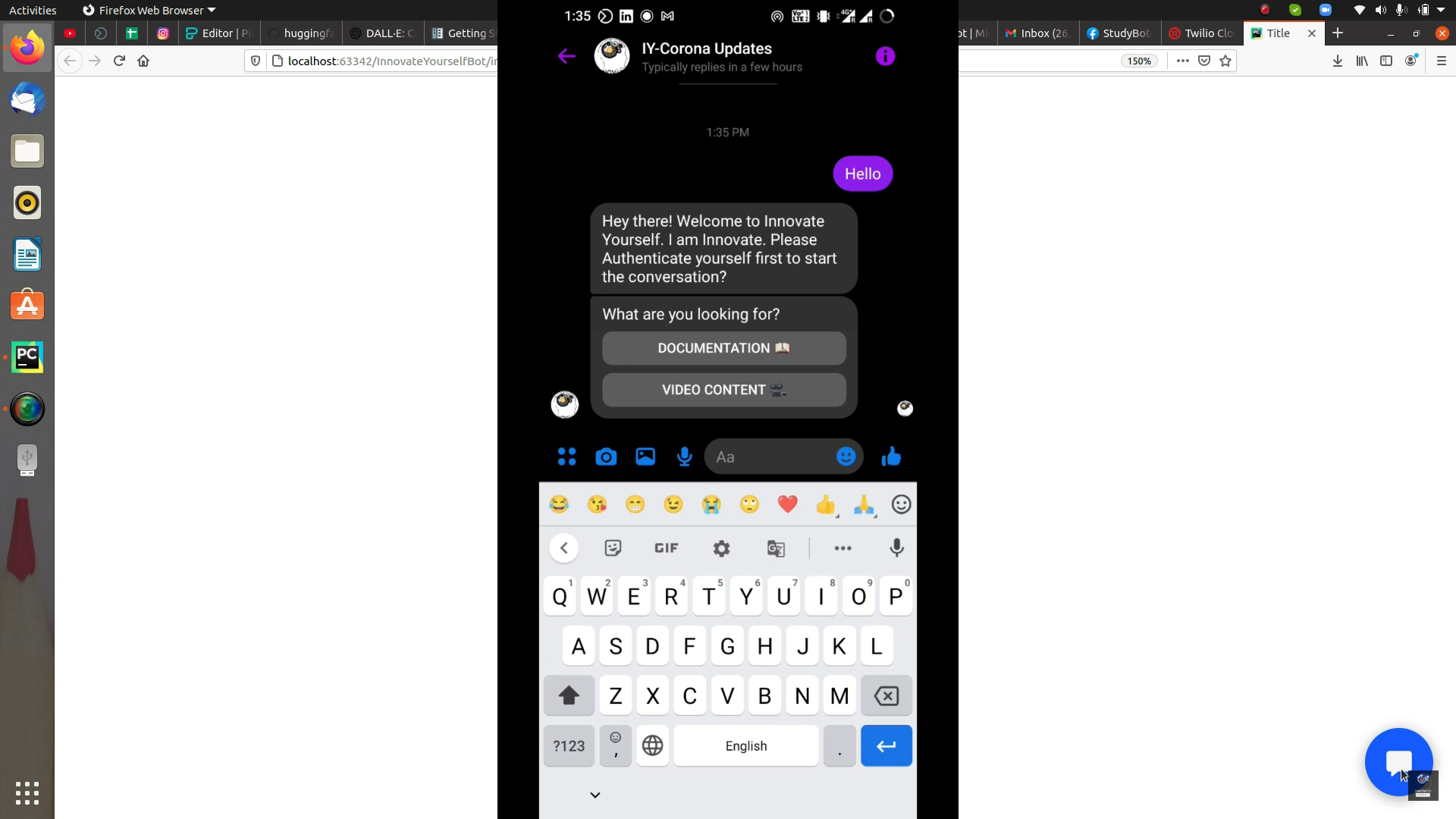 MULTI CHANNEL CONNECTOR DEPLOYMENT 2 RASA CHATBOT - EASY STEPS | FACEBOOK | TELEGRAM | SOCKETIO ...
